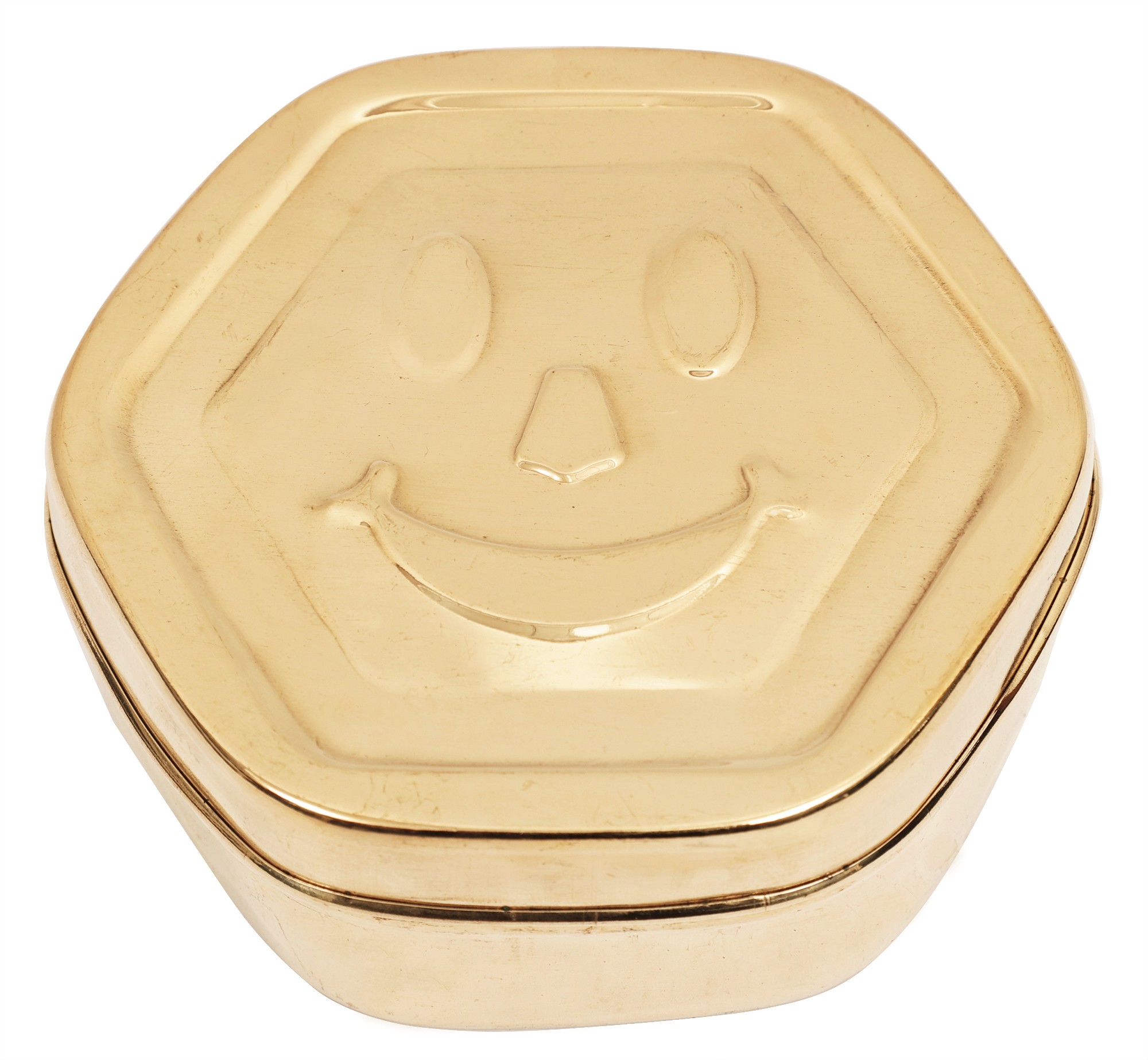 4" Smiley Face Box in Brass | Handmade | Made in India - BRASS ...