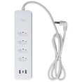 4 Socket Control, 2 USB + 1 Type C, 10A 250V, Surge Protector for Brazil Outlets WiFi Smart ...