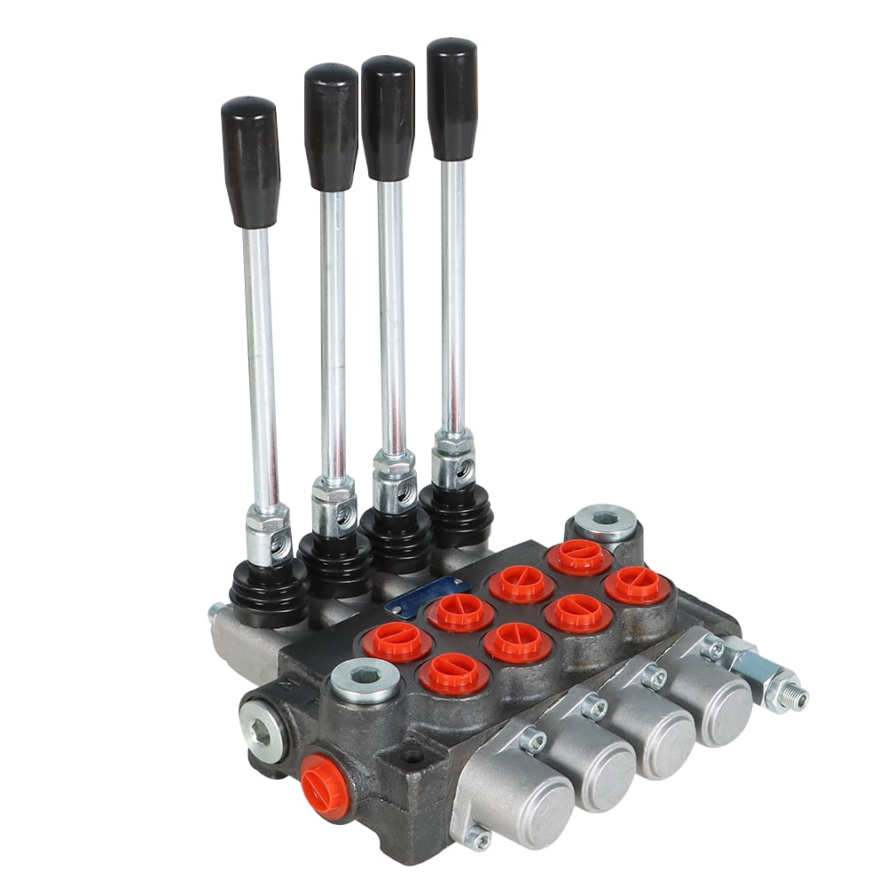 4 Spool 11gpm Hydraulic Directional Control Valve , Double Acting ...