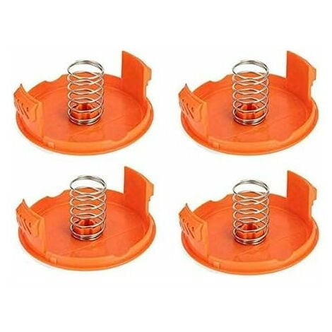 (4 Spool Covers + 4 Springs) Replacement Spool Cap for Compatible with ...