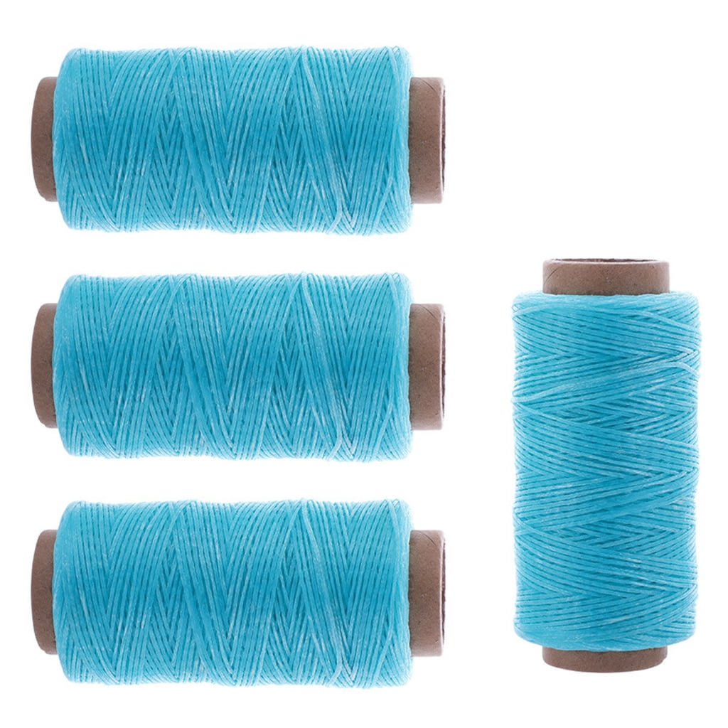 4 Spools Leather Sewing Thread 164 Yard Per Spool Waxed Thread Cord ...
