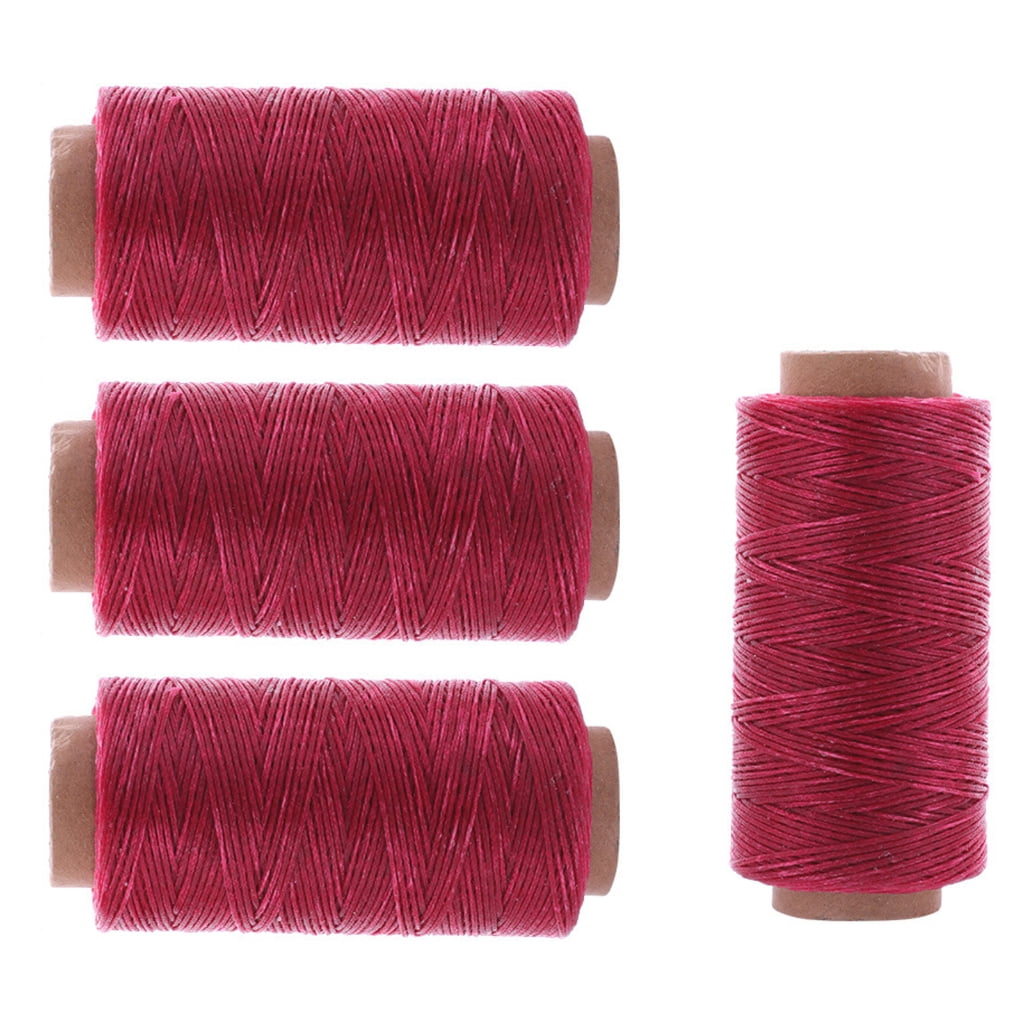 4 Spools Leather Sewing Thread 164 Yard Per Spool Waxed Thread Cord ...