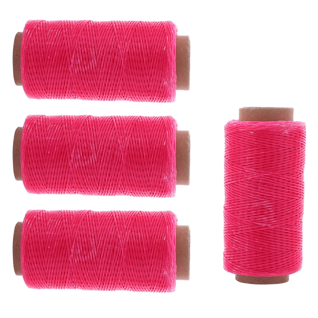 4 Spools Leather Sewing Thread 164 Yard Per Spool Waxed Thread Cord ...