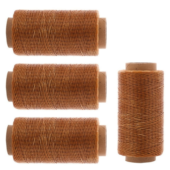 4 Spools Leather Sewing Thread 164 Yard Per Spool Waxed Thread Cord ...