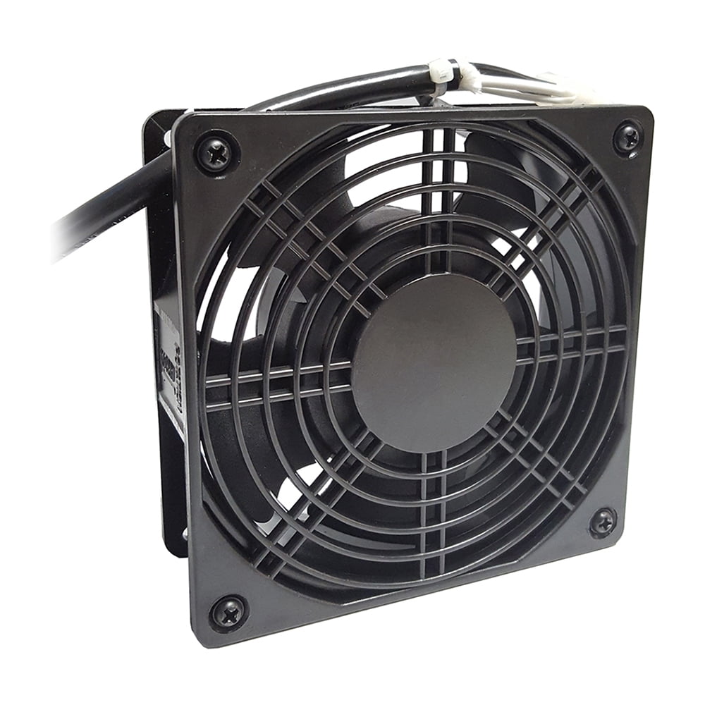 4" Square Fan, 80 Cfm, Black - Walmart.com