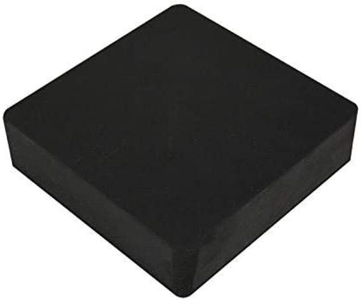 4 Square Jewelers Bench Block Rubber 1 Thick Base for Steel Block ...