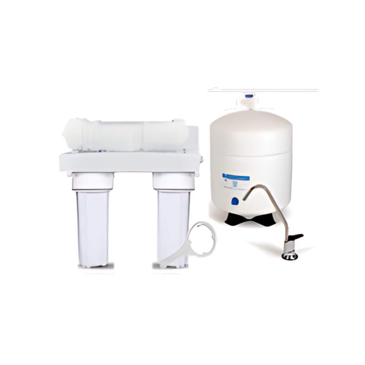 4 Stage: Complete Home Reverse Osmosis Drinking Water Filtration System ...