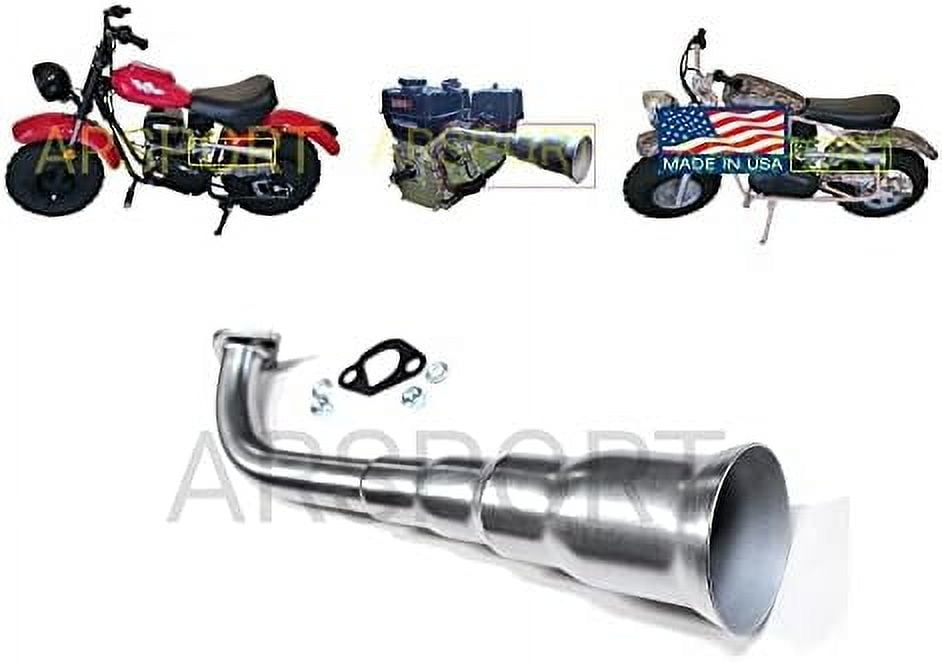 4 Stage Exhaust Header for Massimo MB200, BT200X, CT200U, BT200U-EX ...
