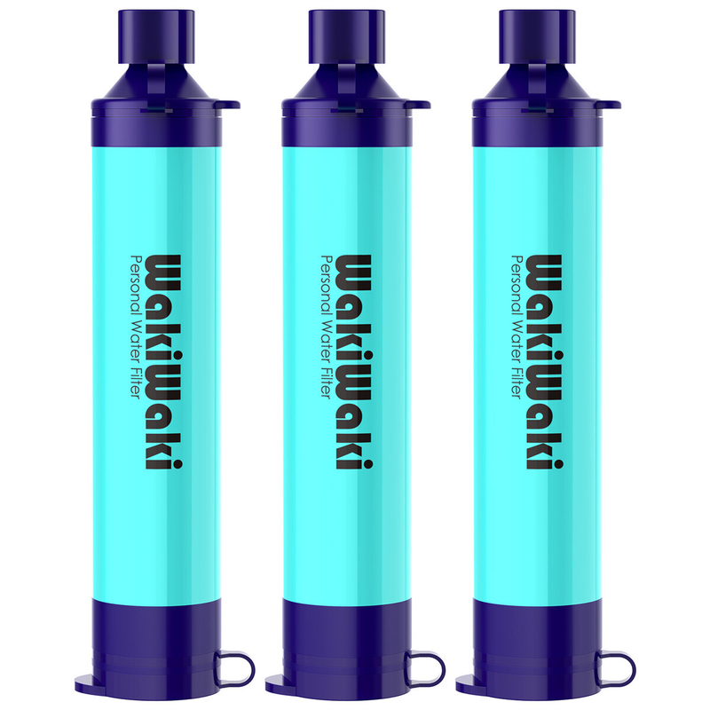 4-Stage Portable Water Filter Straw – 1-6 Pack for Outdoor Survival ...