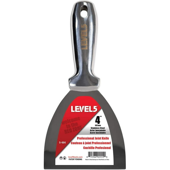 4" All Stainless Steel Joint Knife - | Professional Grade Putty Blade ...