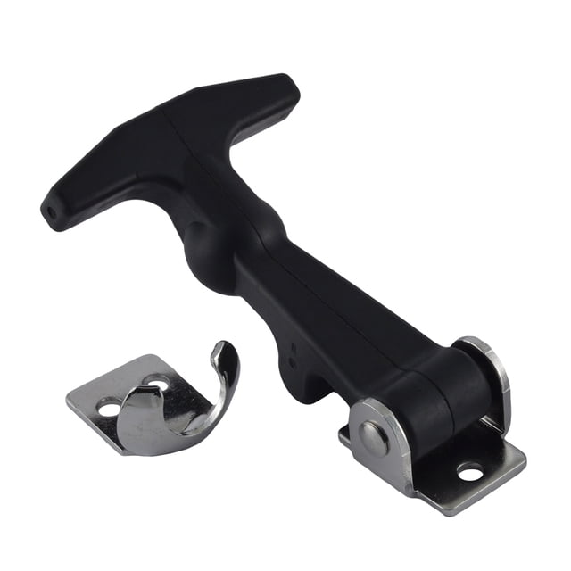 4" Stainless Steel One Piece Flexible Handle Front Latch - Walmart ...