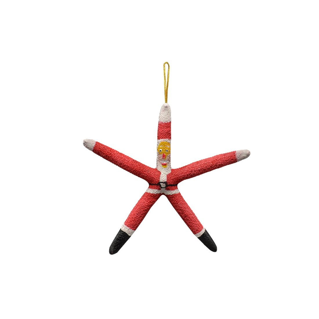 Starfish Santa Ornament