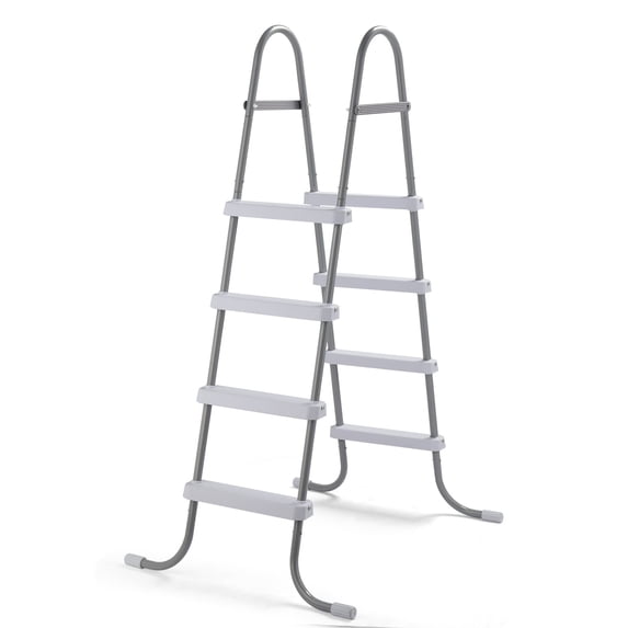 52-Inch Above Ground Pool Ladder, Dual-Sided 4-Step Design with 300 lbs ...