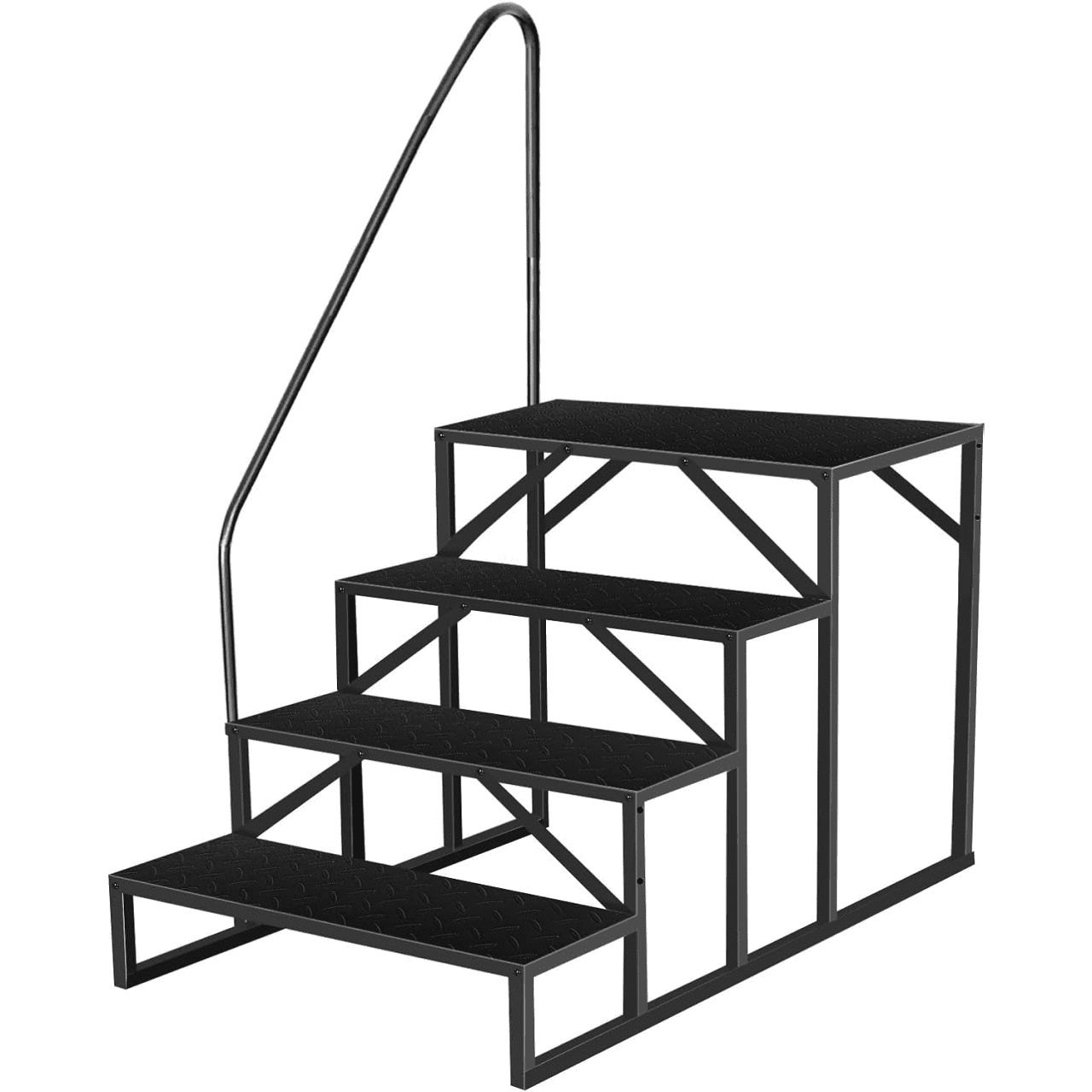 4 Step Ladder, Modern Multi-Function Swimming Pool Ladder Above Ground ...