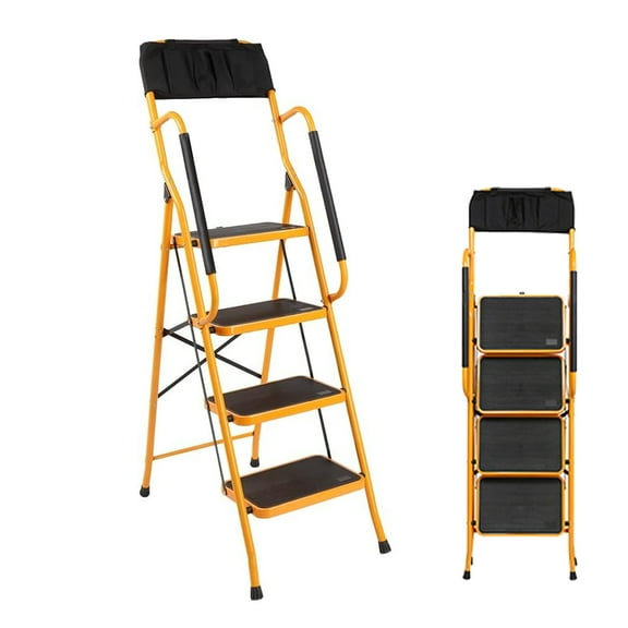Louisville Ladder, 4 Ft Fiberglass Cross-Step Ladder, 300 Lbs Capacity ...