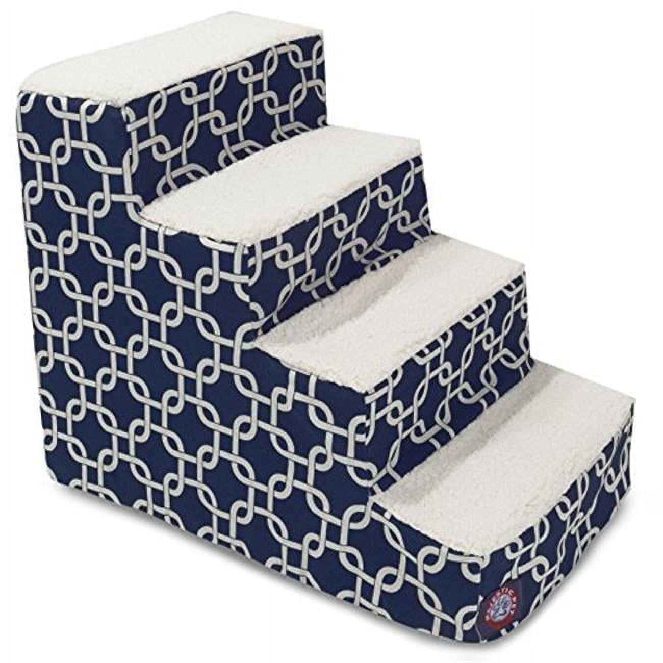 4 Step Links Sherpa Pet Stairs, Navy Blue - Walmart.com