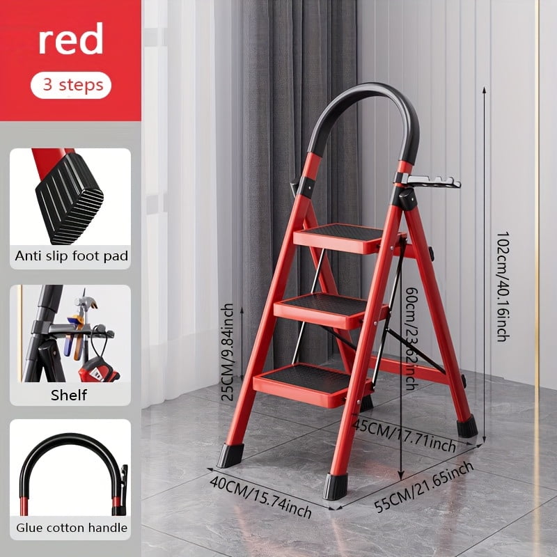 [4-Step Portable Ladder] 4-Step Portable Ladder | Sturdy, Lightweight ...