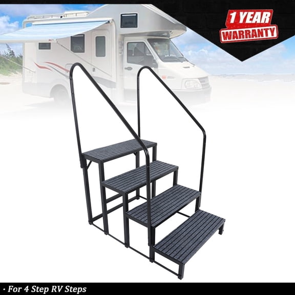RV Steps with Handrail in RV Steps - Walmart.com