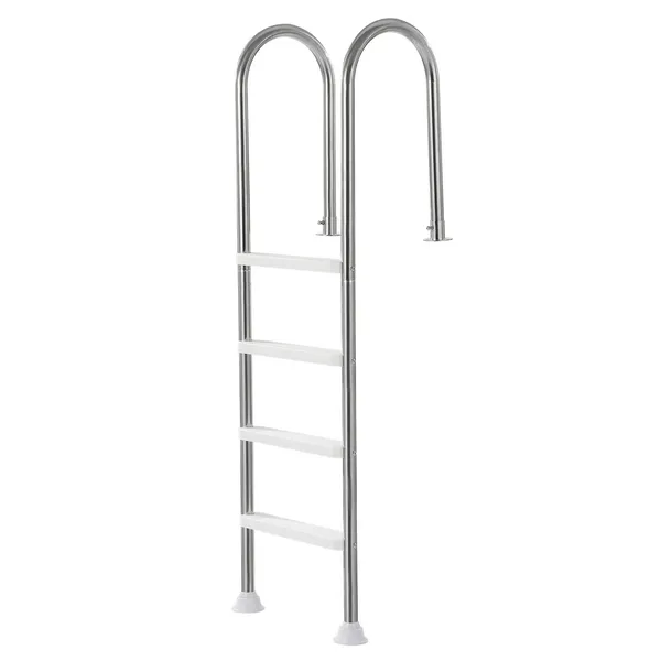 4 Step Swimming Pool Ladder with Double Handrails Non Slip Heavy Duty ...