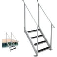 4 Steps Removable Dock handrail Ladder, 500lbs Load Capacity ...