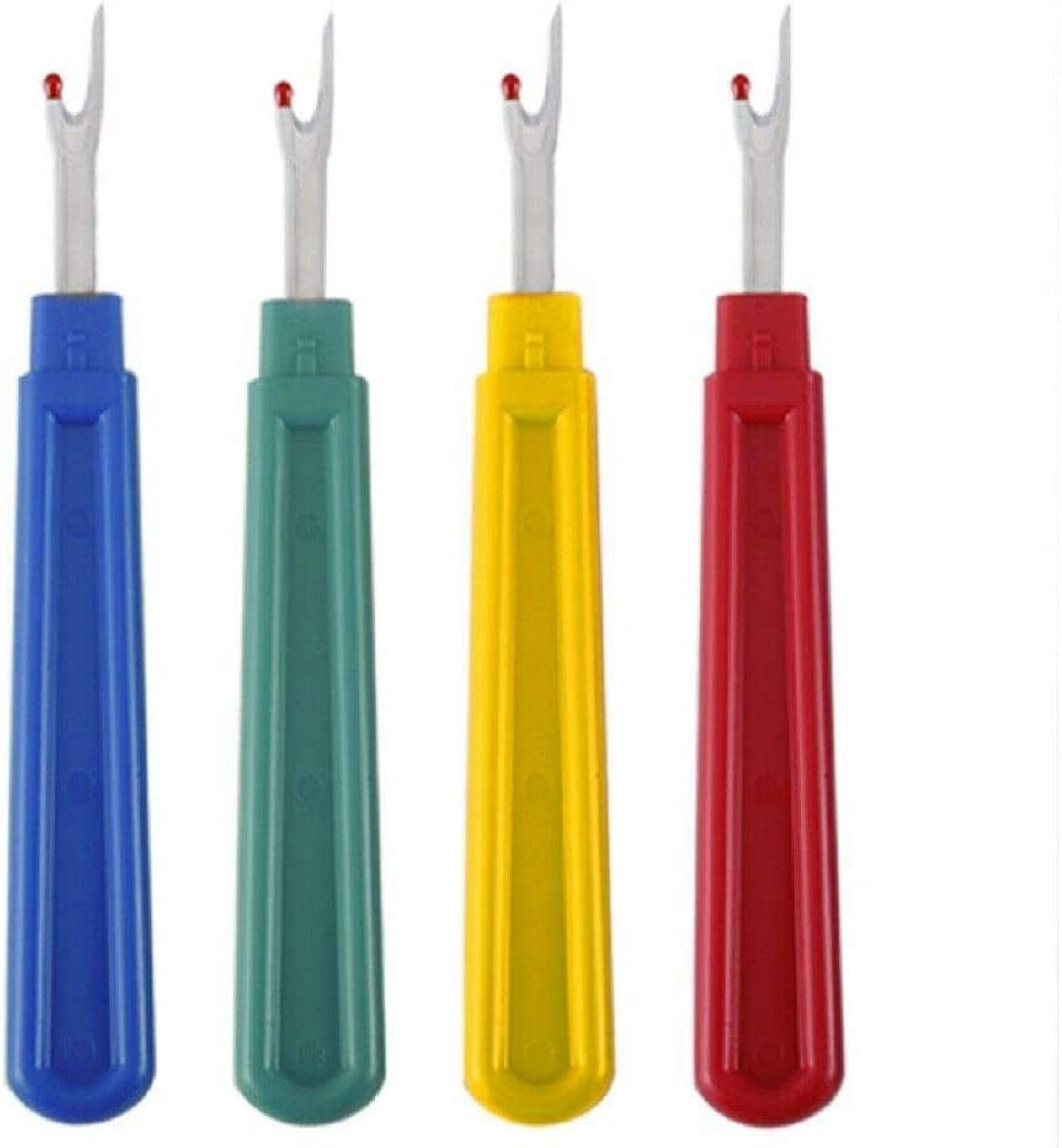 4 Stitch Ripper Plastic Handle Thread Seam Ripper Cutter Remover Sewing ...