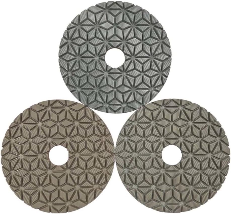 4" Stone 3-Step Polishing Pads, 3 Step Pack - Walmart.com