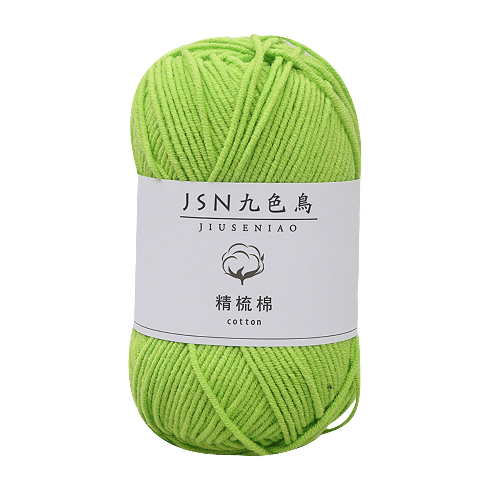 4 Strands Combed Milk Cotton Thread DIY Doll Cotton Crochet Thread Wool ...