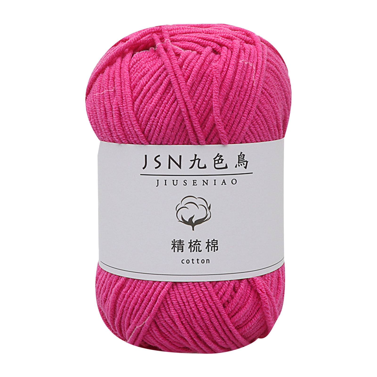 4 Strands Combed Milk Cotton Thread DIY Doll Cotton Crochet Thread Wool ...