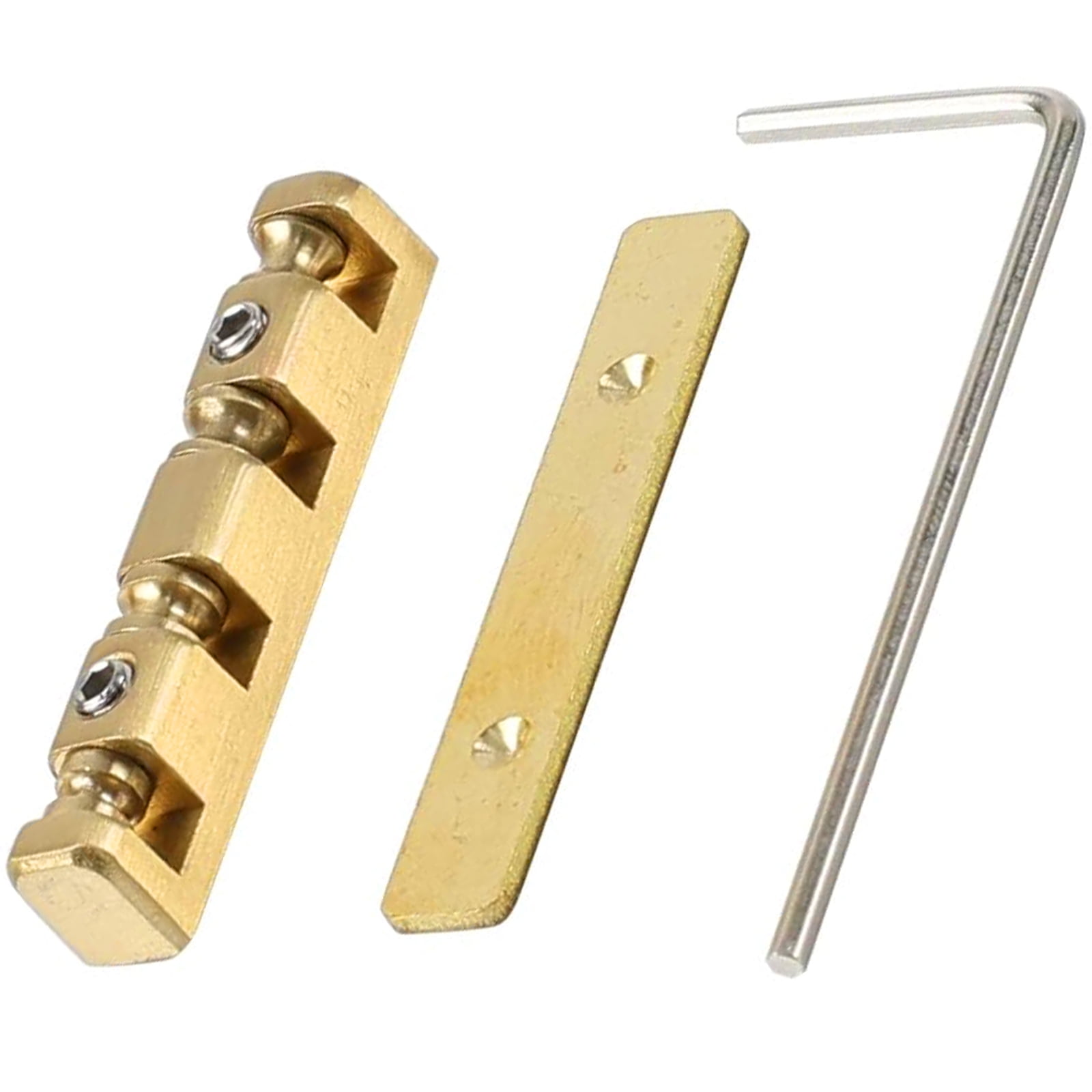 4 String Bass Guitar Nut Height Adjustable Brass Roller Nut Split ...