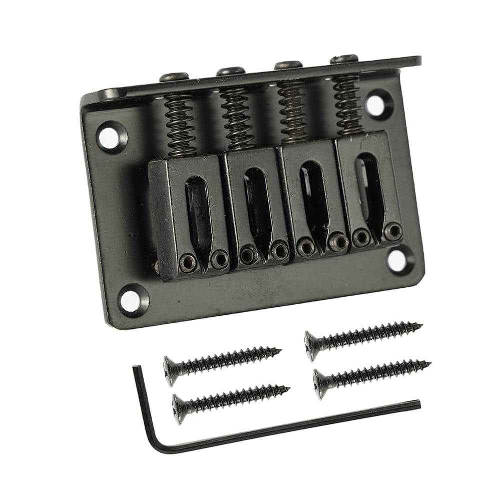 4 String Cigar Box Guitar Bridge, Electric Guitar Bridge Tailpiece Top ...