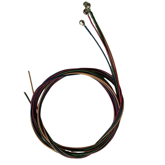 4 String Electric String Set Guitar Strings Colorful Guitar Strings ...