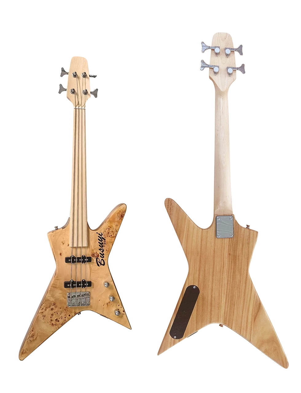 4 String Fretless Short Scale Bolt On Bass (Blurb) - Walmart.com