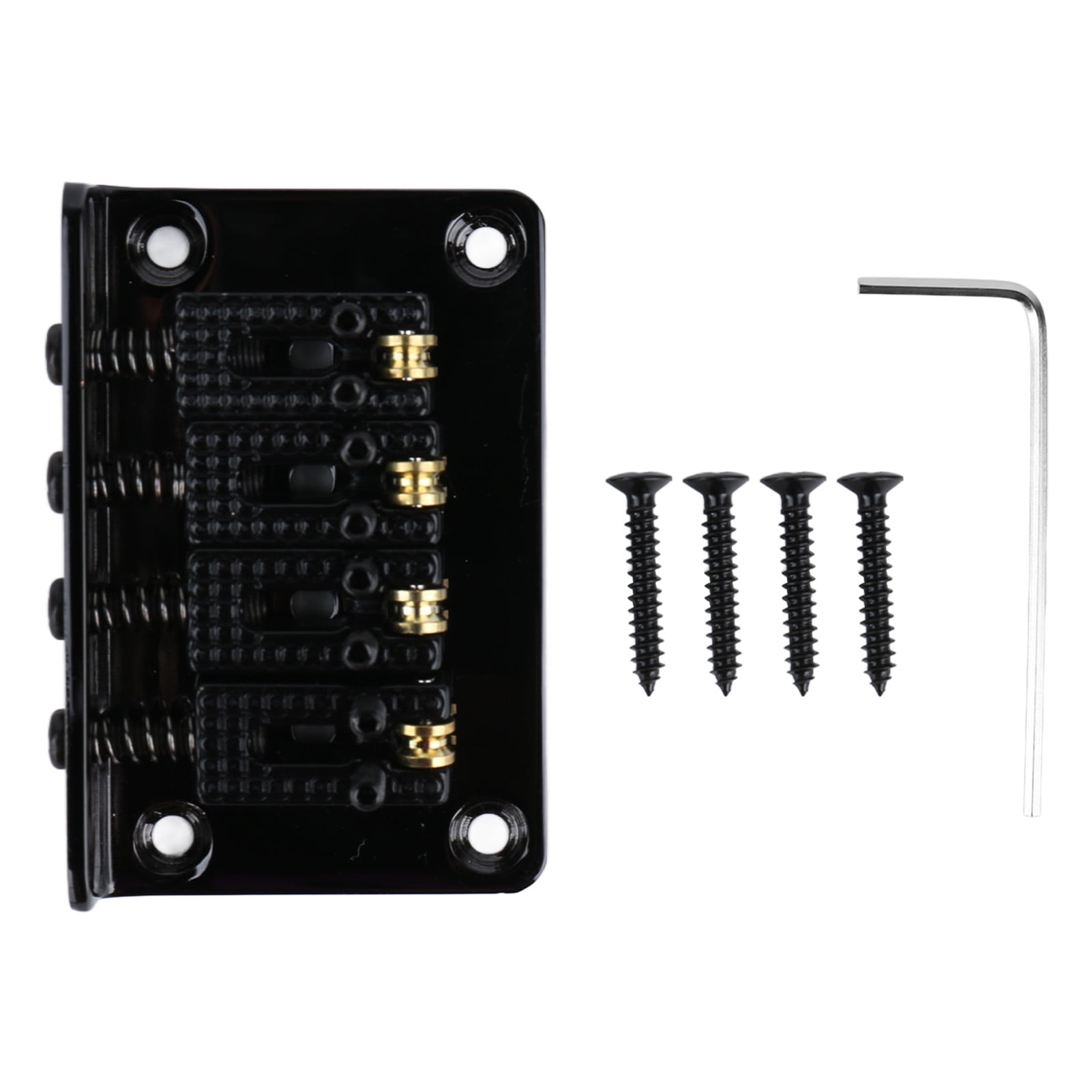 4 String Guitar Bridge Metal Enhanced Sound Stylish Electric Guitar ...