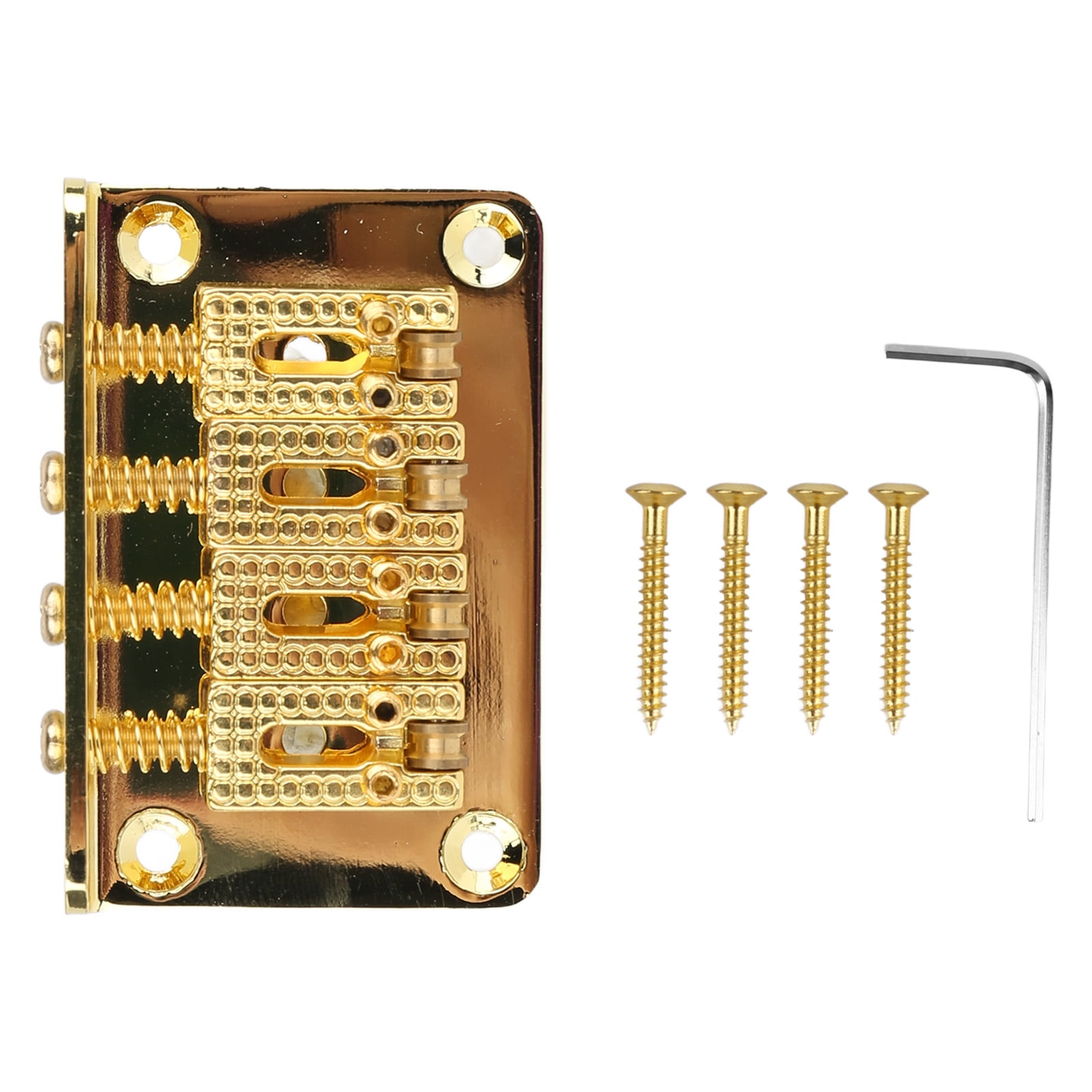 4 String Guitar Bridge Metal Enhanced Sound Stylish Electric Guitar ...