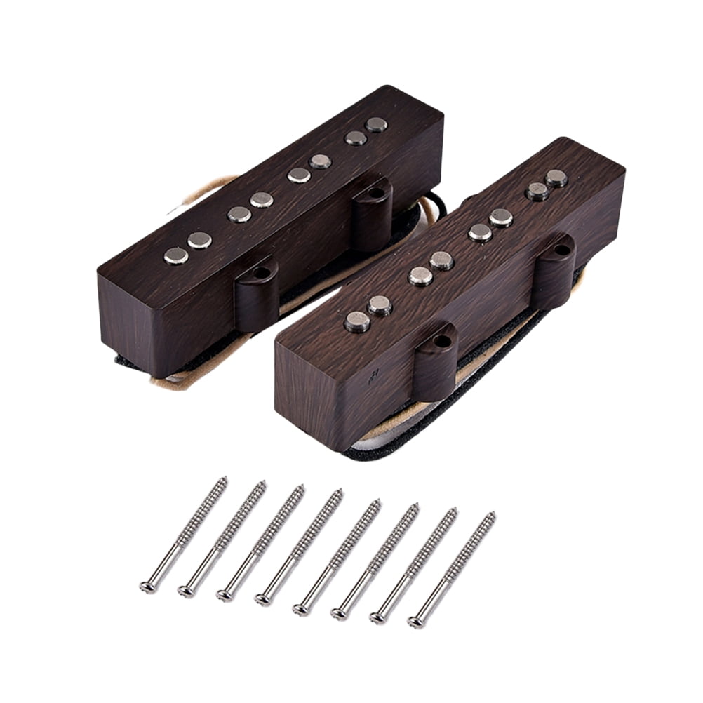 4 String Guitar Pickup Set with Pickup Frame for Electric Guitar Parts ...