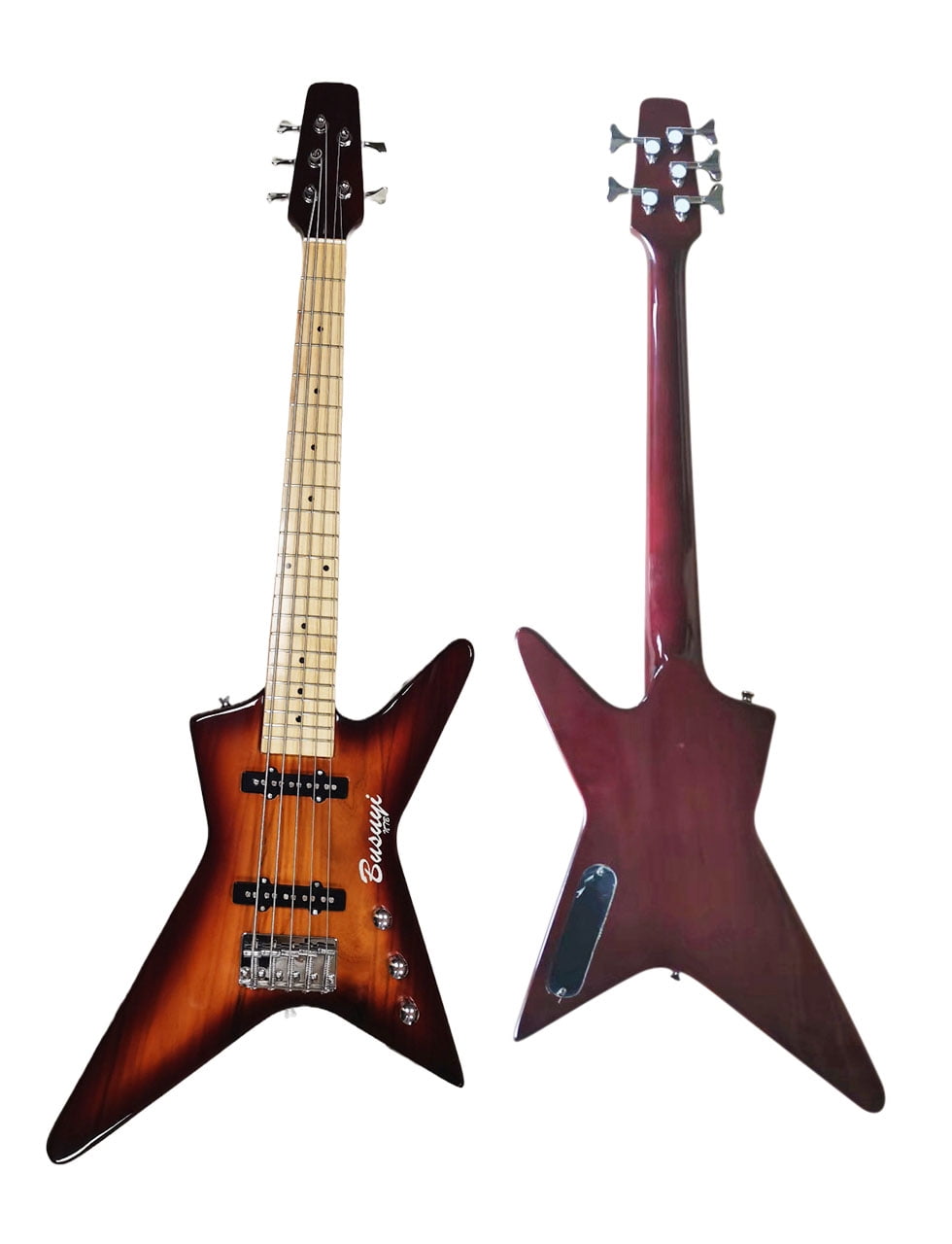 4 String Short Scale Set Neck Bass - Walmart.com