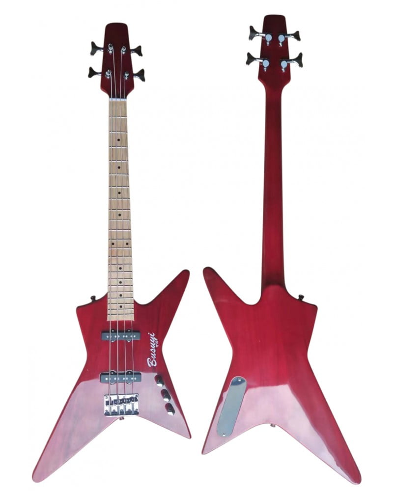 4 String Short Scale Set Neck Bass - Walmart.com