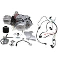 4 Stroke 125cc Semi Auto Engine Motor 3 Speed + Reverse Electric Start ...