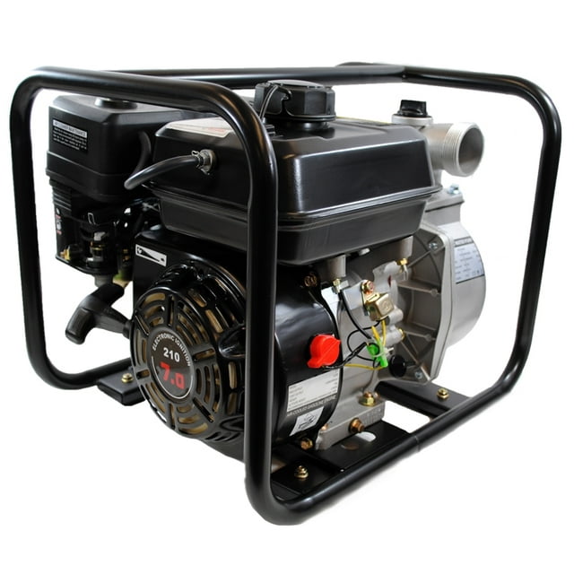 4-Stroke 132 GPM 2 Inch 7 HP Gas Powered Portable Water Pump - Walmart.com