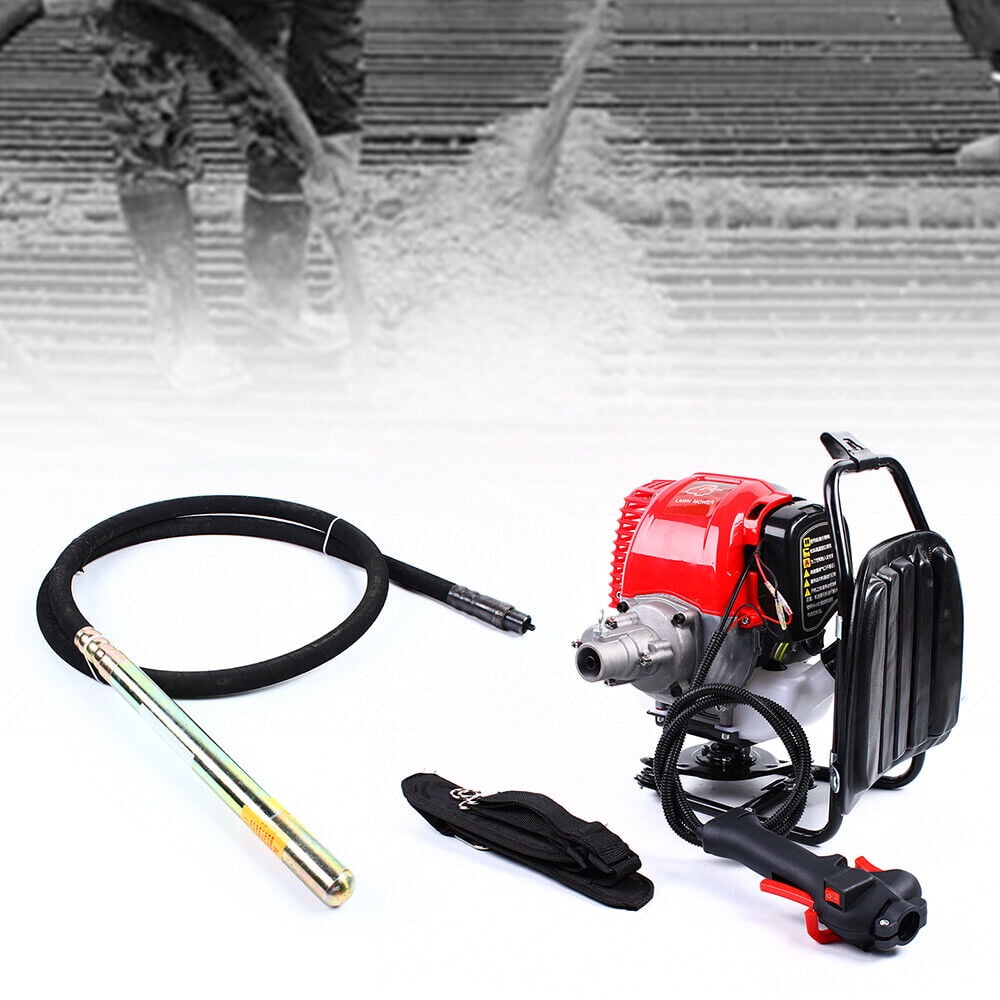 4 Stroke 42.7cc Air Cooled Vibrating Tool Concrete Vibrator Single ...