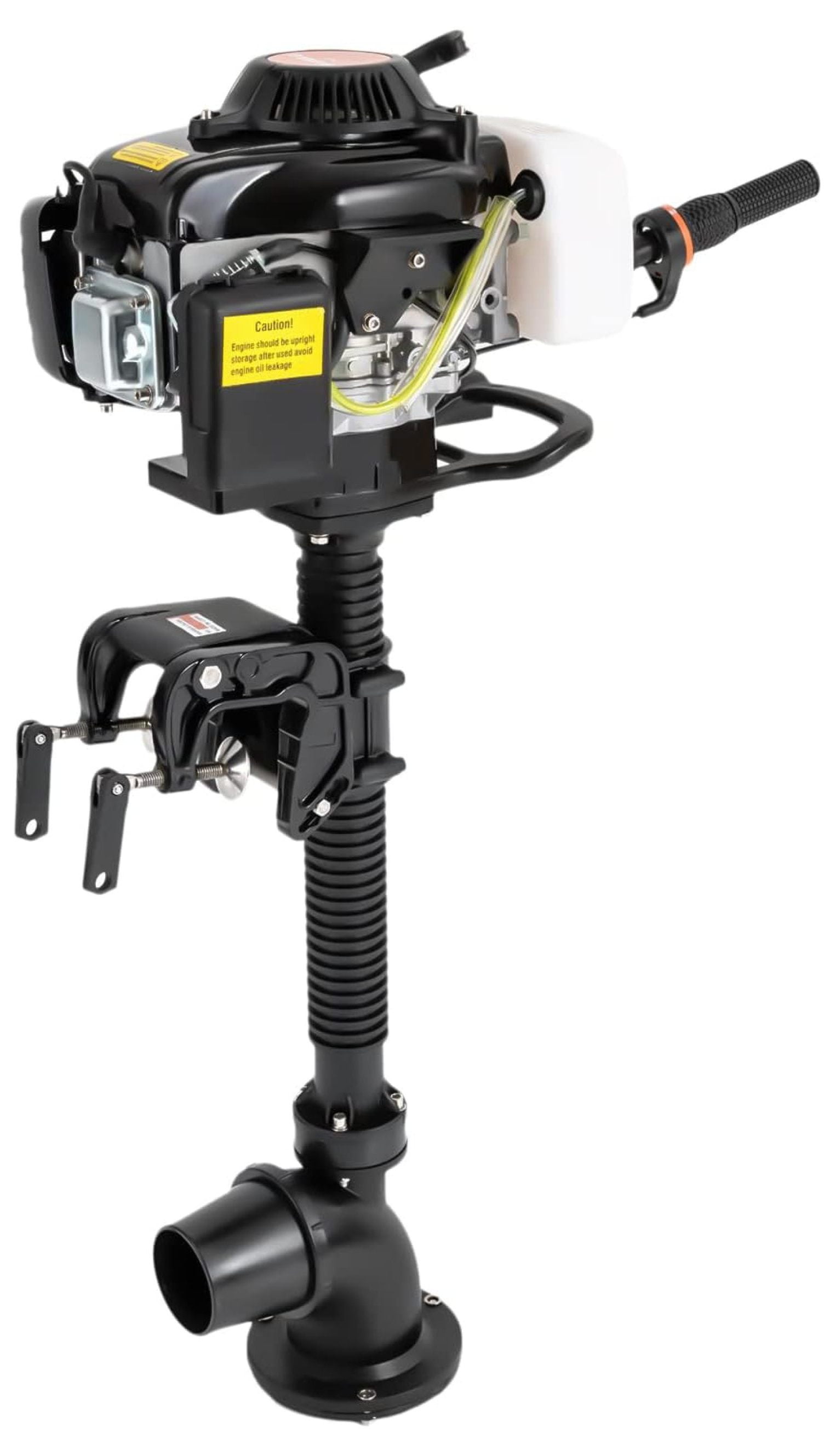 4 Stroke 4HP Outboard Motor, 4 Stroke 55CC Jet Pump Boat Engine w/Wind ...