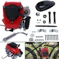4 Stroke 53CC Gas Petrol Motorized Bicycle Engine Motor Kit Chain Drive ...