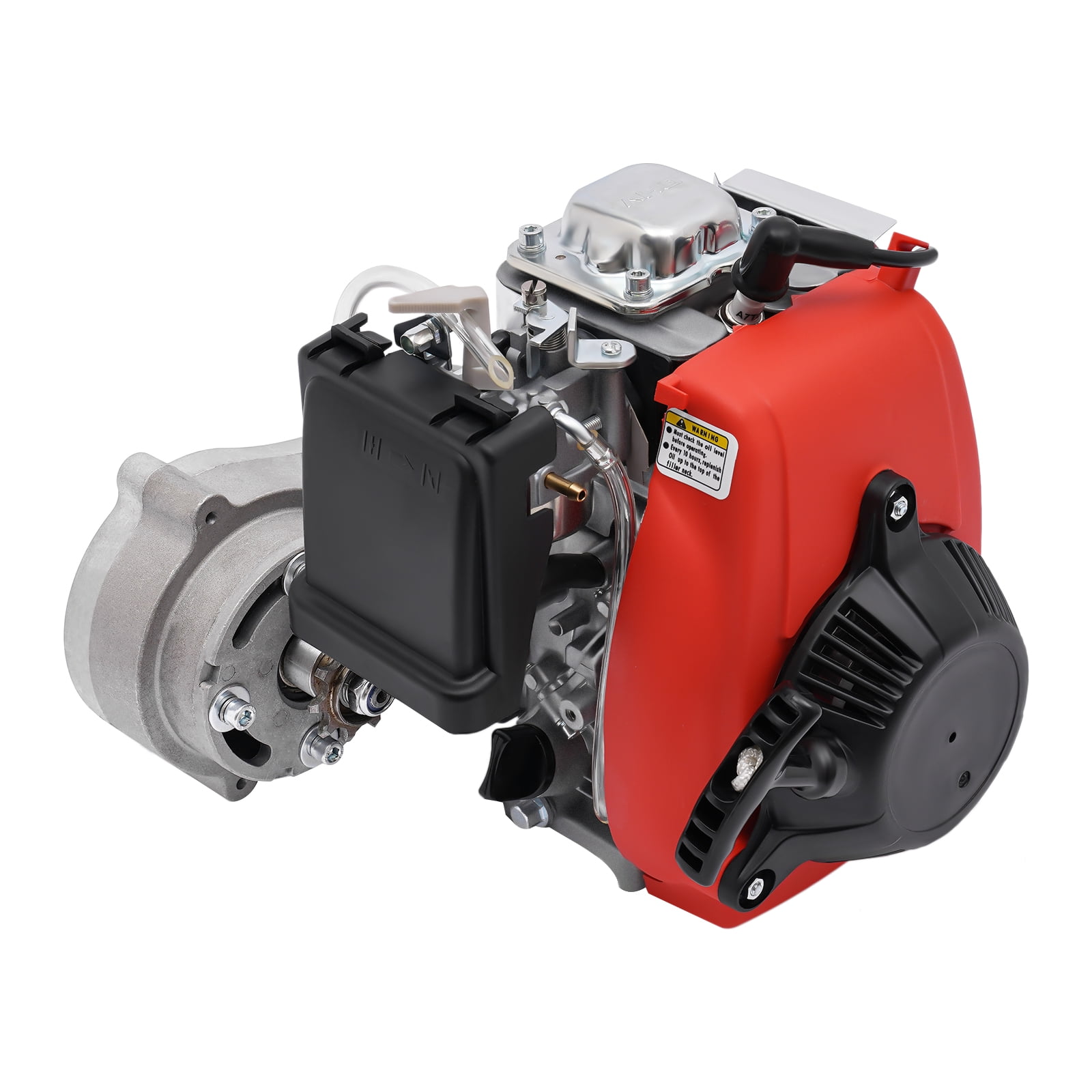 4-Stroke 53cc Gasoline Engine Motor Kit for Bicycle, Single Cylinder ...