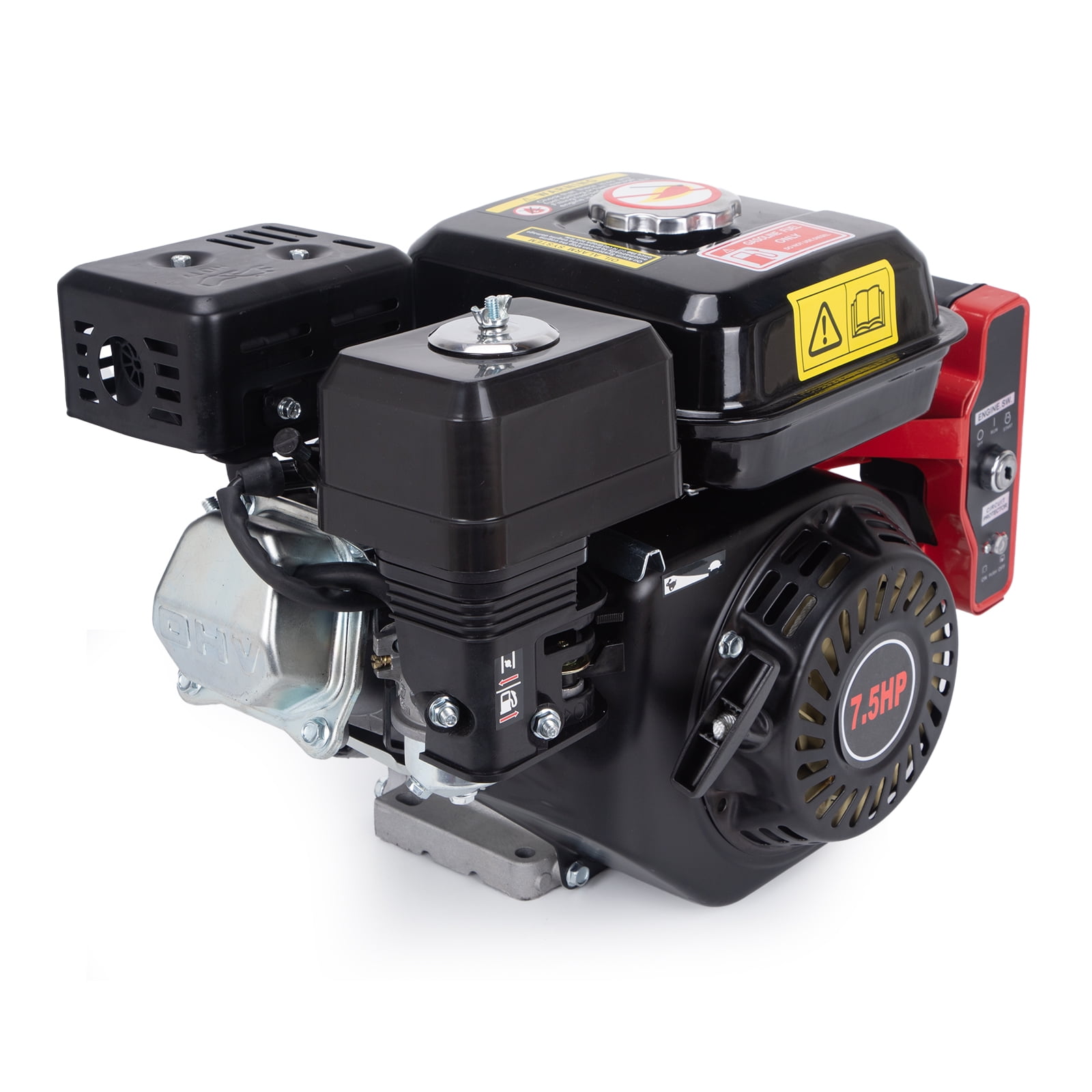 4-Stroke 7.5HP Electric Start Horizontal Engine 212CC Go Kart Gas Engine Motor - Walmart.com