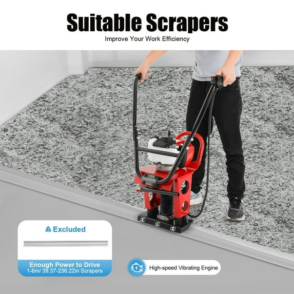 4-Stroke GX35 Concrete Wet Screed Gasoline Engine Screed Cement Machine ...