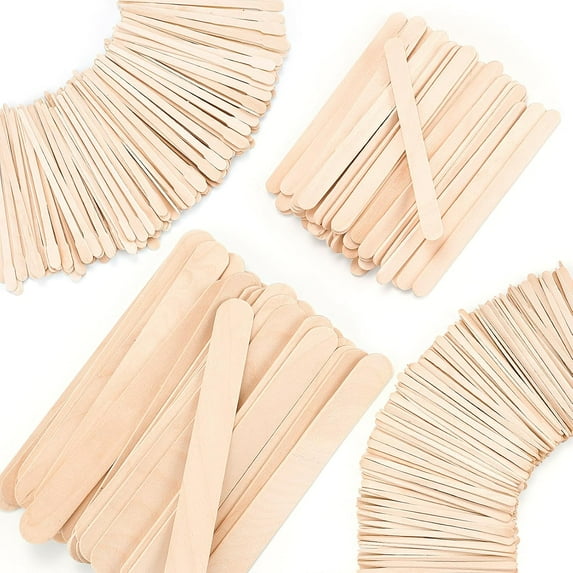 4 Style 400Pcs Waxing Sticks Assorted Wax Applicator Sticks For Body ...