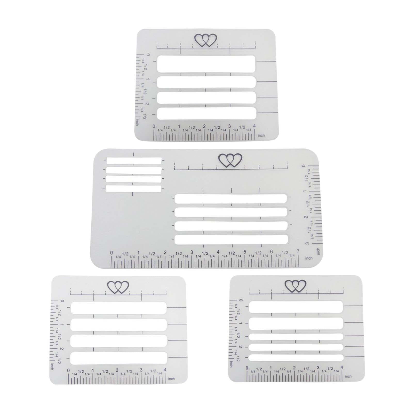 4 Style Envelope Addressing Guide Stencil, Handwriting Stainght ...