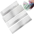 4 Styles Diamond Art Ruler Stainless Steel 5D Drawing Mesh Ruler ...
