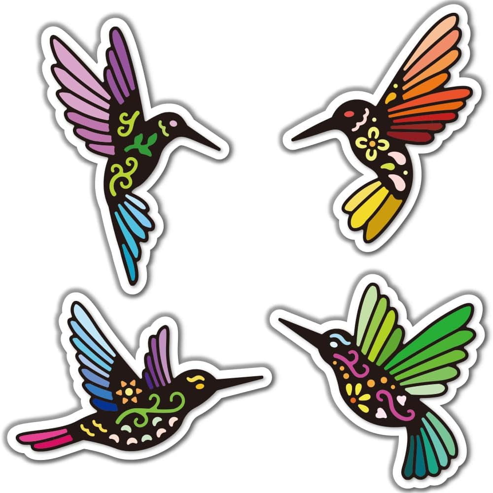 4 Styles Hummingbird Cutting Dies Card Making Bird Die Cut Carbon Steel ...