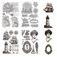 4 Styles PVC Plastic Clear Stamps for DIY Scrapbooking Photo Album ...
